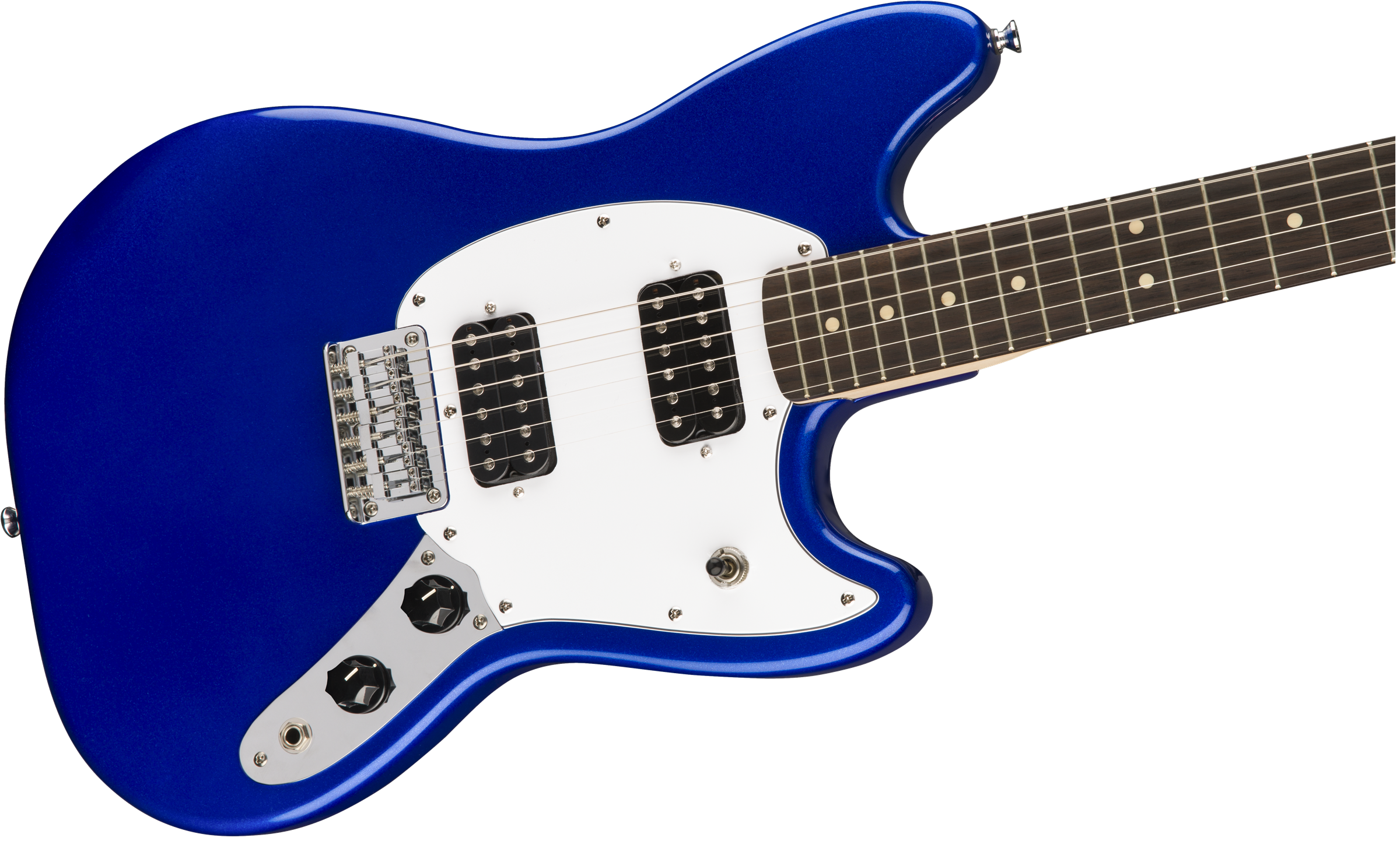 Squier Mustang Bullet HH - imperial blue bleu Guitare électrique rétro rock